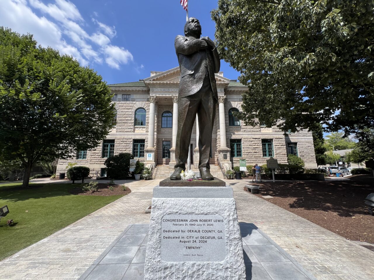 Georgia’s historic John Lewis monument unveiled, replaces Confederate ...