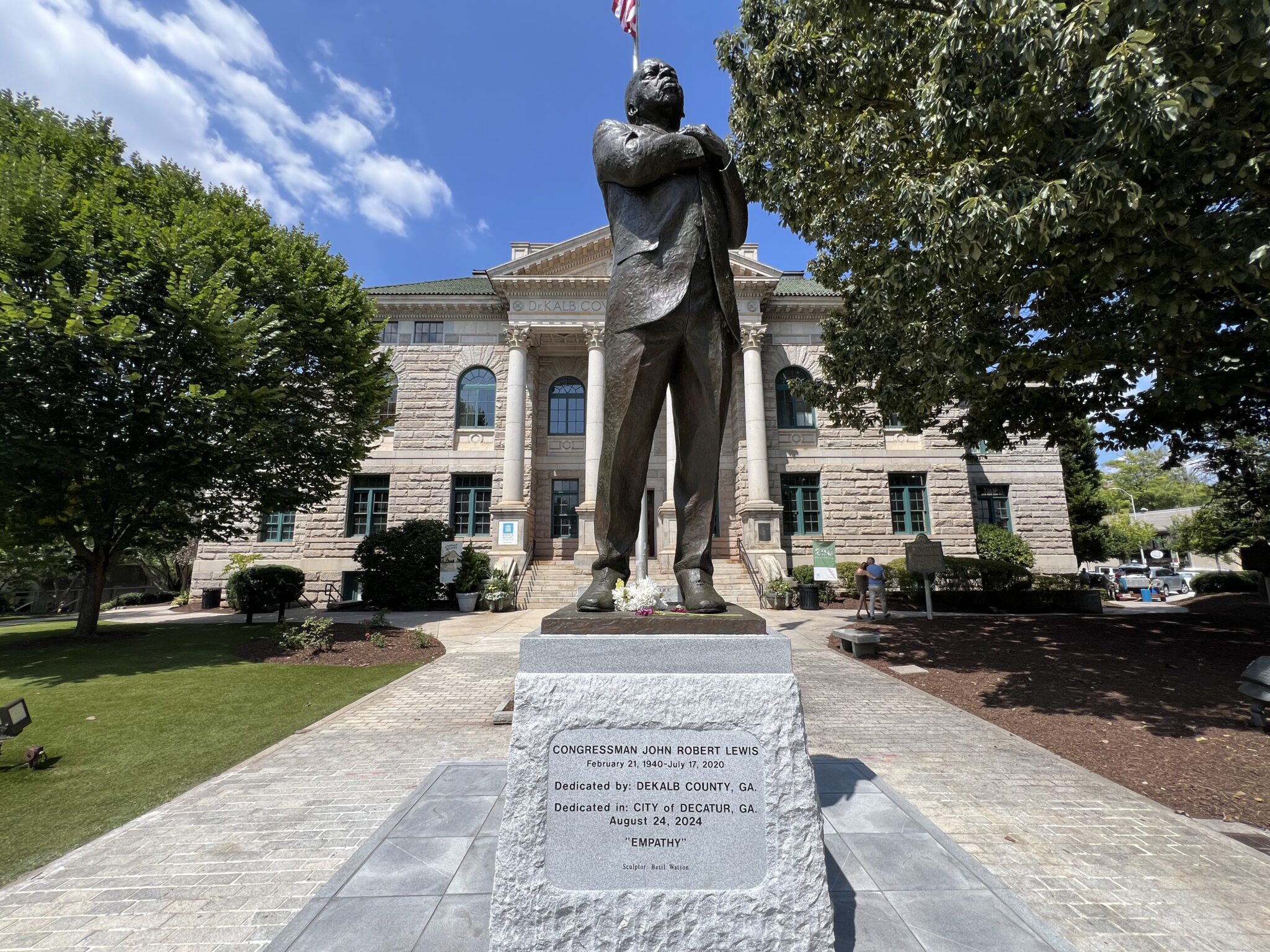 Georgia’s historic John Lewis monument unveiled, replaces Confederate ...