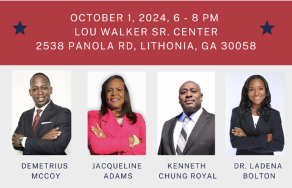 DeKalb County District 7 Commissioner Candidate forum set Oct. 1 - On ...