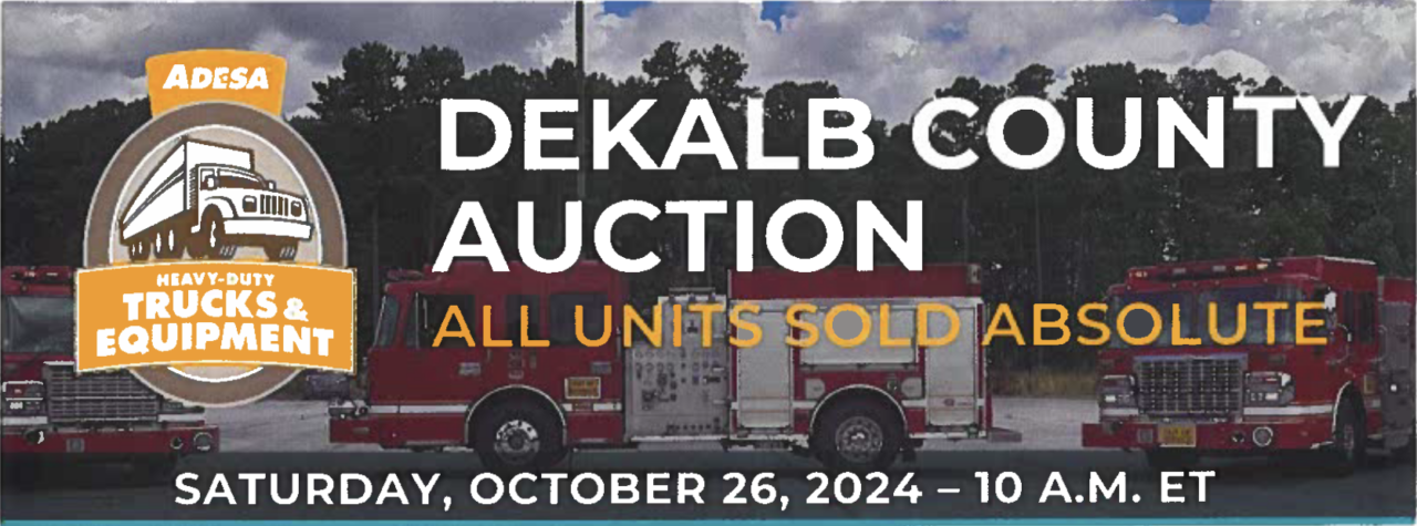 DeKalb County government sets auction for autos, surplus equipment and ...