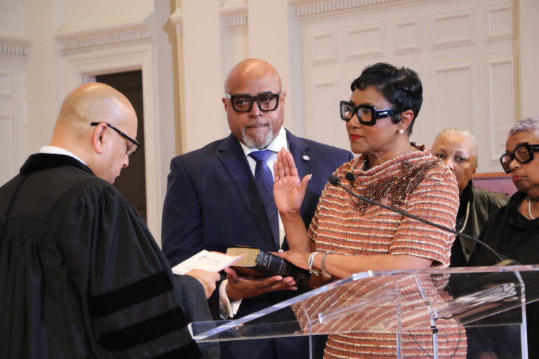 Lorraine Cochran-Johnson sworn in as first black woman CEO DeKalb ...