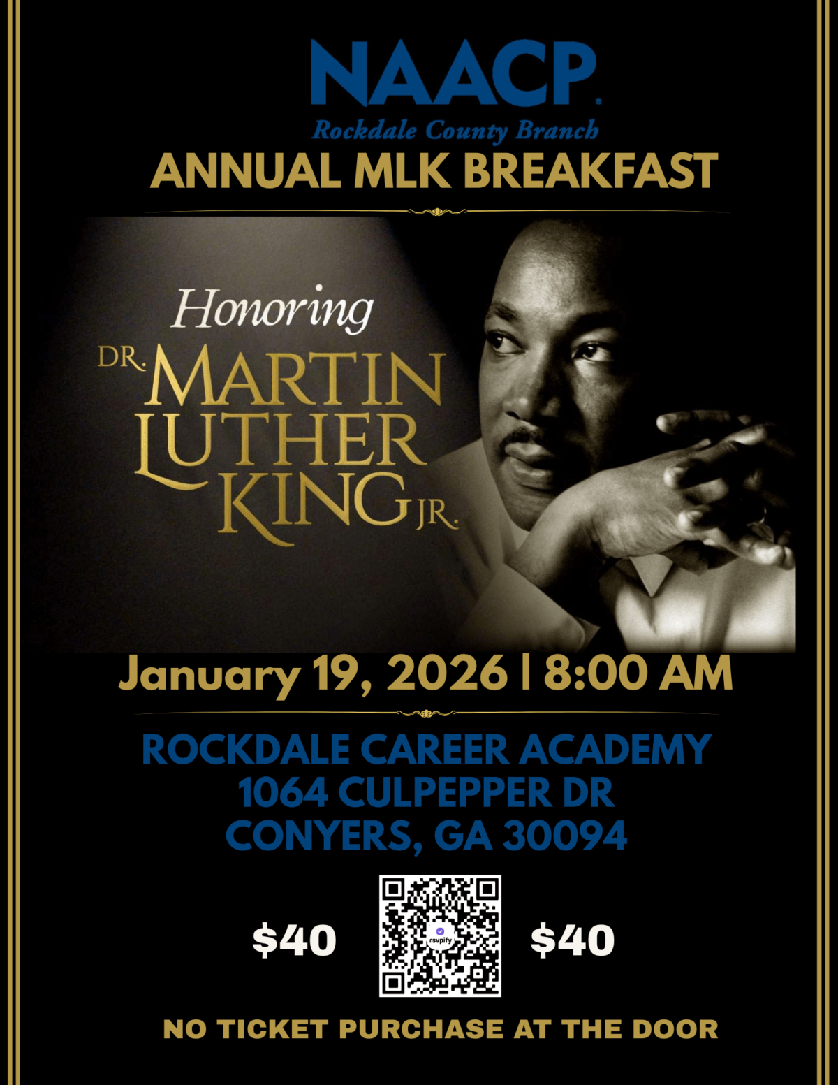 Rockdale County Branch NAACP sets MLK community breakfast Jan. 19 - On ...